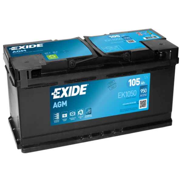 Akumulator EXIDE AGM 12 V 105 Ah +D