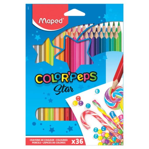 DRVENE BOJE MAPED COLOR`PEPS STAR *832017*