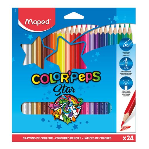 DRVENE BOJE MAPED COLOR`PEPS STAR *183224*