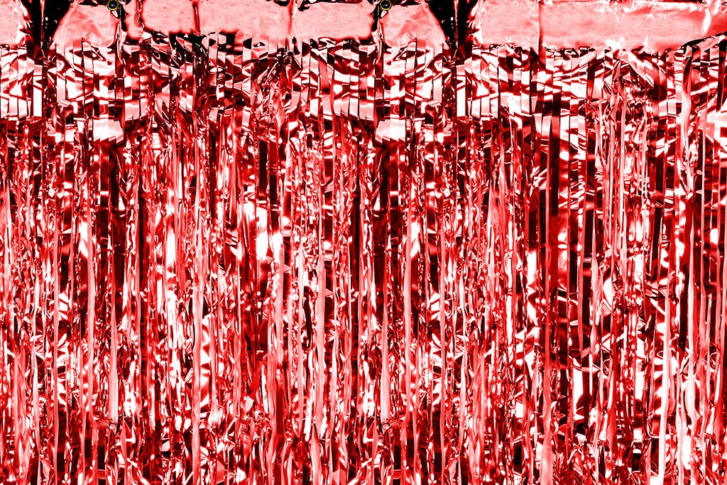 Crvena zavesa – 90x250cm