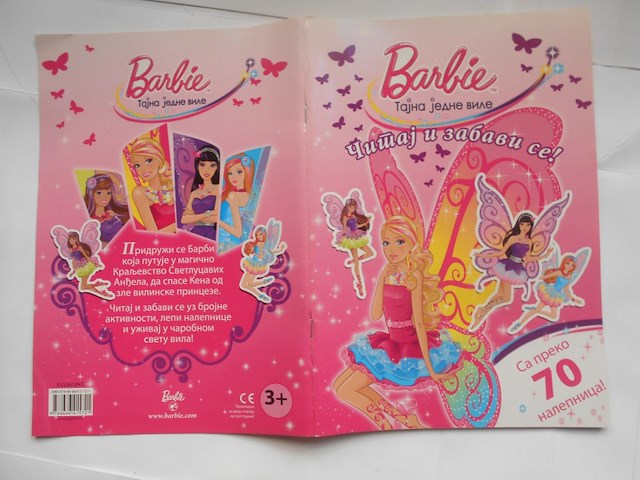 Barbie tajna jedne vile, čitaj i zabavi se, egmont