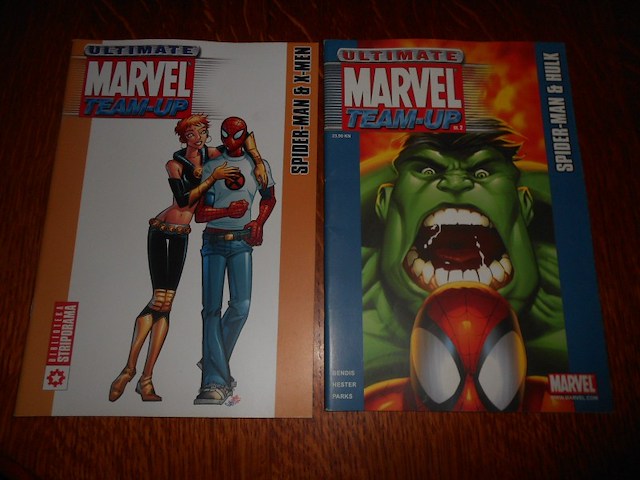 ultimate marvel team-up 1+2  hulk,x-man,spiderman