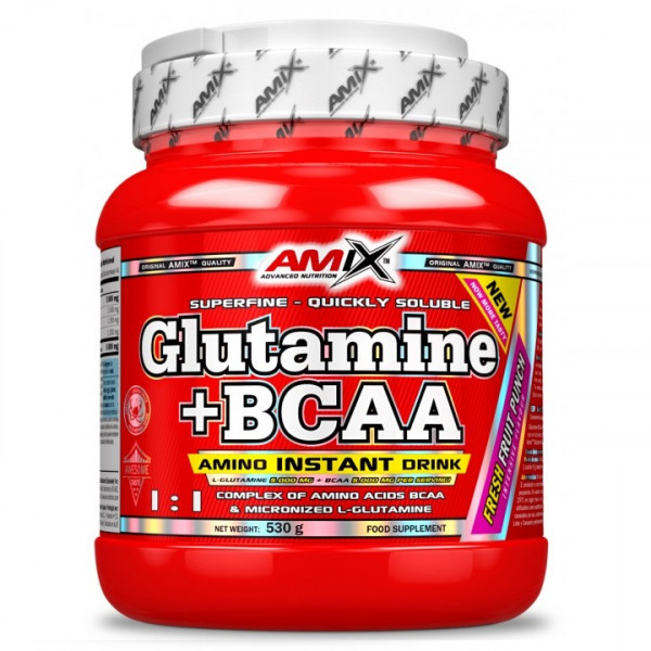 Amix Glutamine + BCAA 530gr narandža