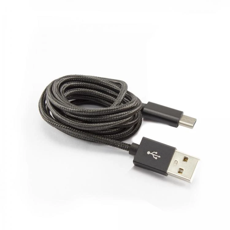 S-BOX Kabl (916) kabl za punjač USB A (muški) na USB C (muški) 1.5m crni
