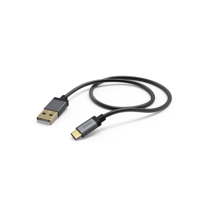 Hama Kabl (173636) kabl za punjač USB A (muški) na USB C (muški) 1.5m sivi