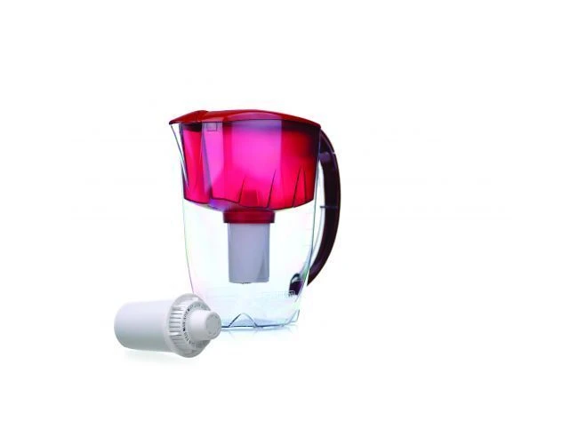 Akvafor Ideal bokal za filtriranje vode crveni