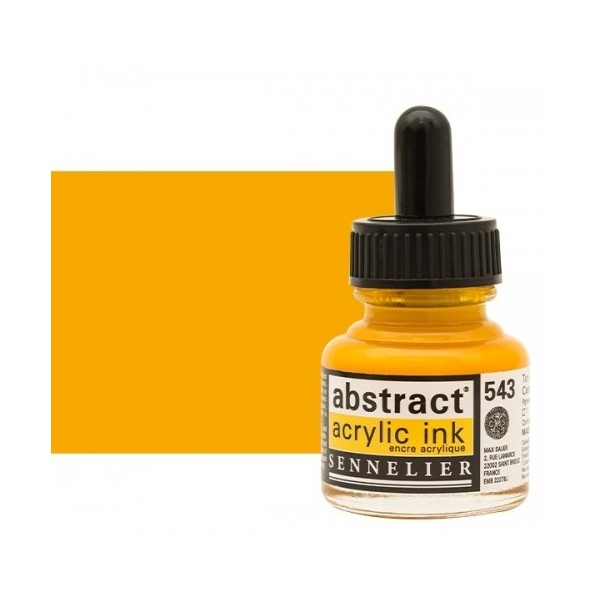 Sennelier Abstract Abstract Acrylic Ink 30 ml Cadmium Yellow deep hue