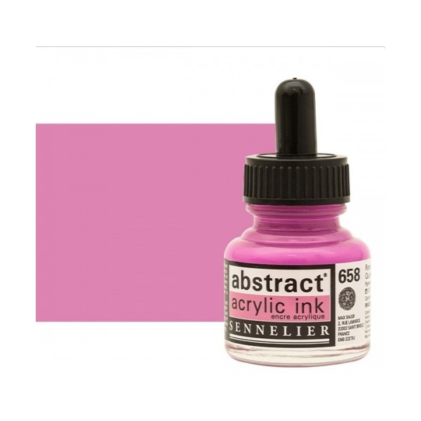 Sennelier Abstract Abstract Acrylic Ink 30 ml Quinacridone Pink