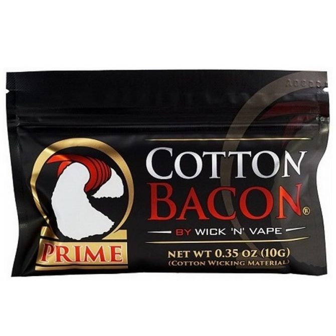 Wick ‘N’ Wape Cotton Bacon Prime organska vata