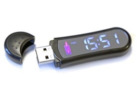 USB FLASH 8GB PEDOMETAR PLATINET
