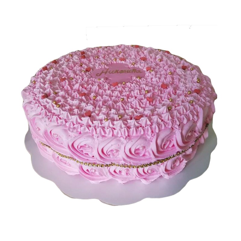 Vazdusasta pink torta