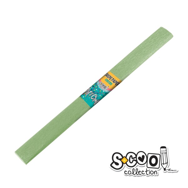 Scool krep papir SC1275 Pearl green