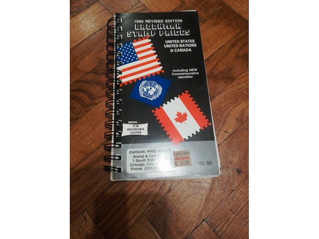 katalog maraka 1990 edition BROOKMAN STAMP US, UN, CA