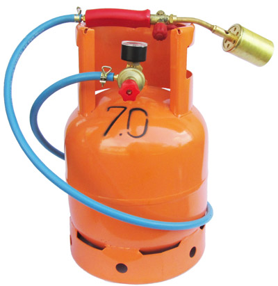 Profesionalan komplet: plinski brener, regulator i plinska boca