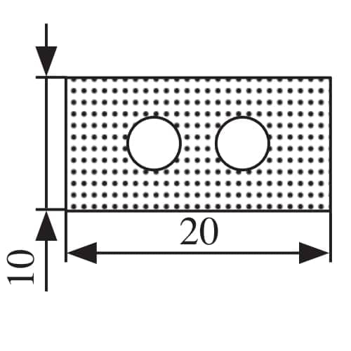 Gumeni profil sunđerasti 20×10 – M211001600