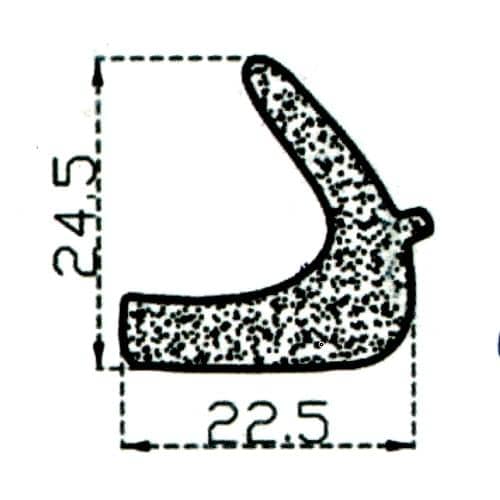 Gumeni profil sunđerasti 24,5×22,5 – 0190-336