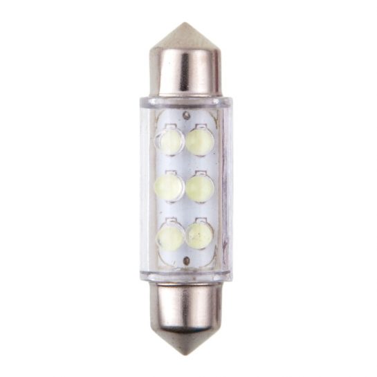 Sijalice LED sulfidna, 39mm, 12V, 6 LED (2 kom) – 4Cars 92827