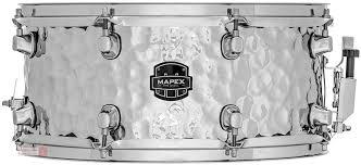 Mapex MPST4658H MPX 14x6.5" Hammered Steel Snare Drum