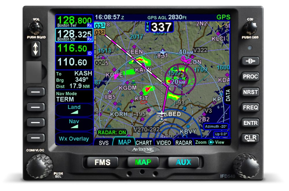 Avidyne - IFD540 - 10W - FMS/GPS/NAV/COM