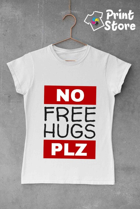 Ženske majice – No free hugs plz