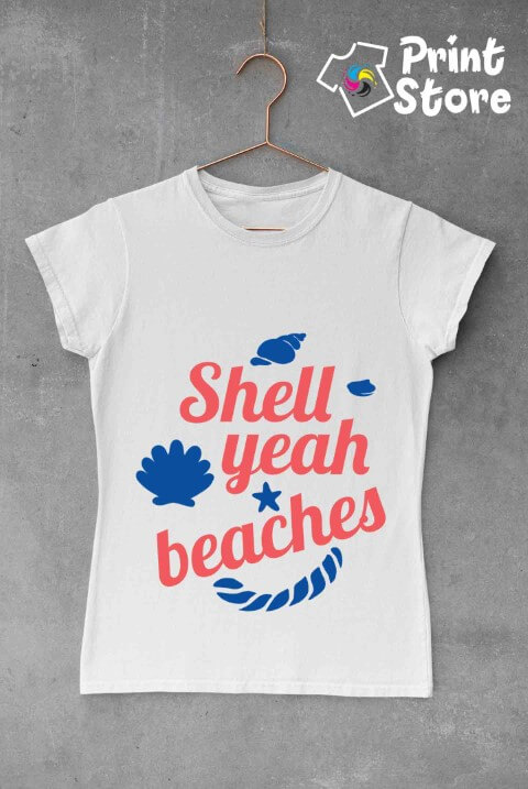 Ženske majice – Shell yeah beaches