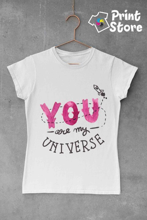 Ženske majice – You are my universe