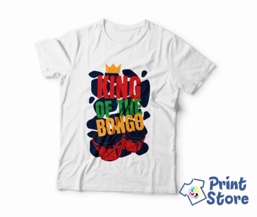 Muške majice – King of the bongo