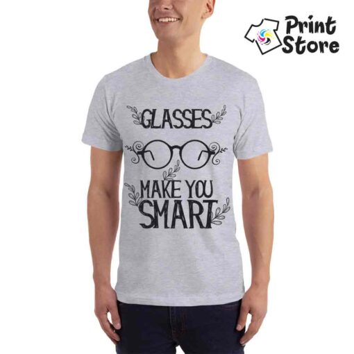 Muške majice – Glass make you smart