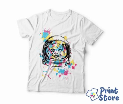 Muške majice – Mačka astronaut