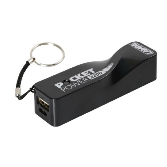 Prenosna baterija za mobilni crna, Micro usb, 2200mAh/1000mA – 38910