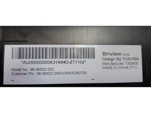 Panel 96.39S02.002 Toshiba 39L4333D