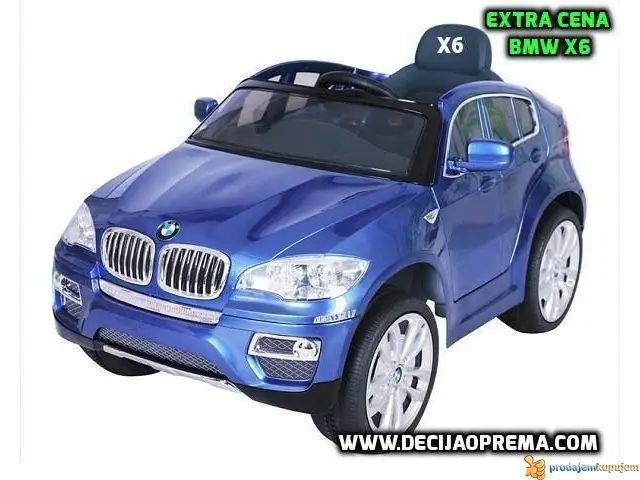 BMW X6 Auto na akumulator sa daljinskim upravljanjem Plavi