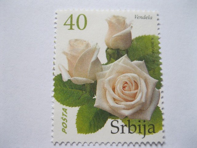 Redovna markica Srbija, 2007, Cveće Ruža, Š-4190