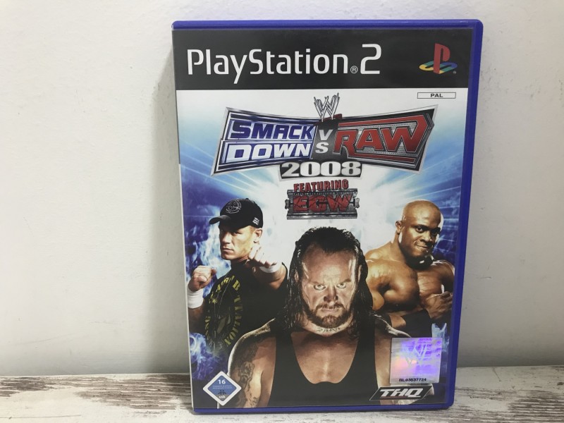 Smack Down vs RAW 2008 - PS2 igra