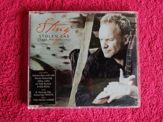 Sting ‎– Stolen Car (Take Me Dancing) - CD single