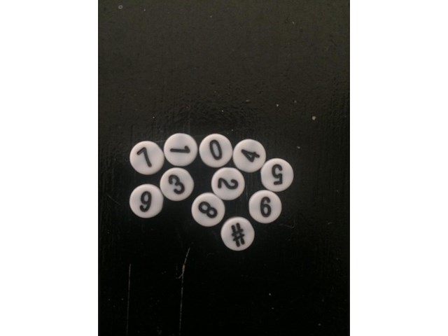 Set perlica brojevi  0-9