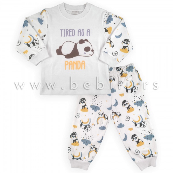 Hajdi Pamučna Pidžama za bebe dečake Panda