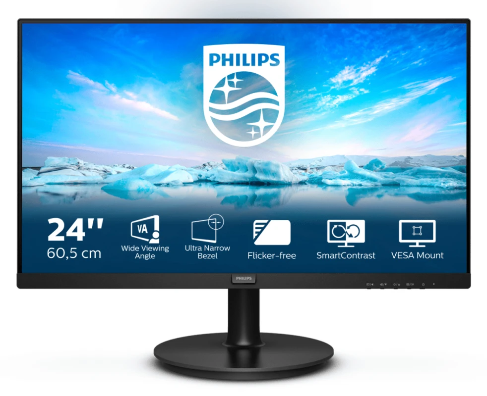 Philips 241V8L/00 VA monitor 23.8"