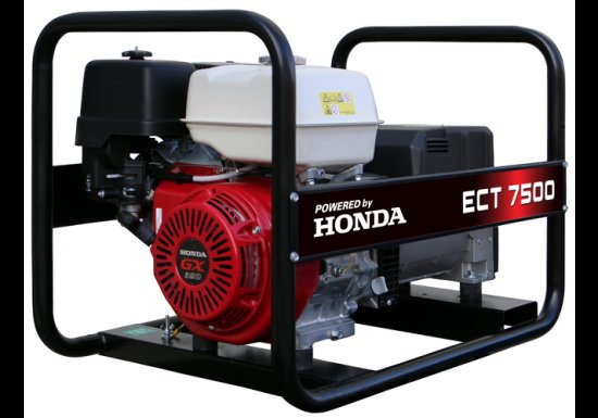 Honda agregat ECT 7500, 7kVA, 1x400V, 2x230V benzin
