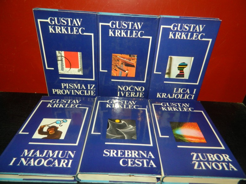 Gustav Krklec, komplet 6 knjiga
