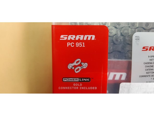 Lanac za bicikl SRAM PC-951 Sifra: 195077
