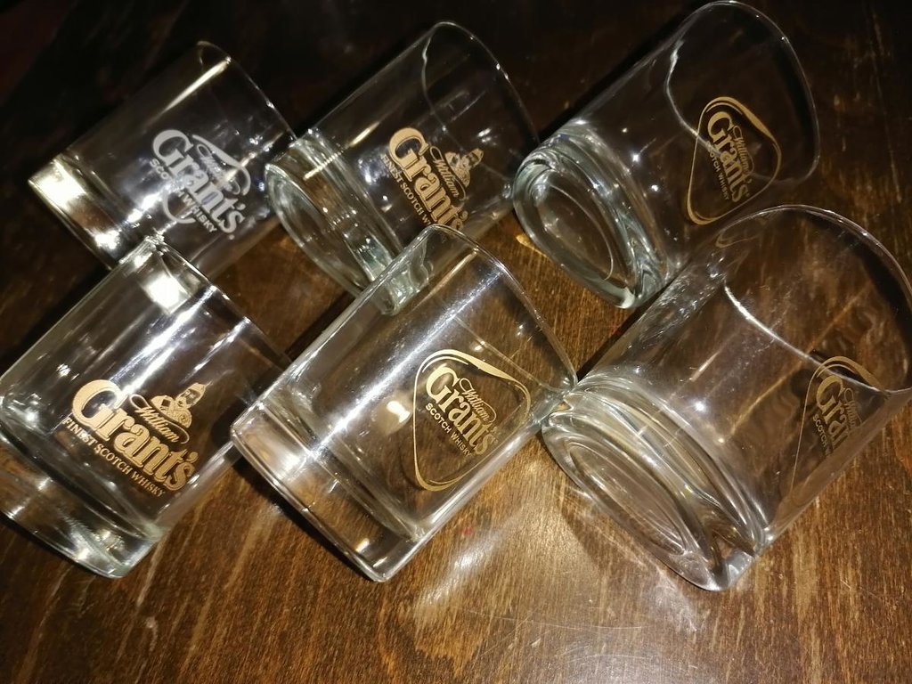 Čaše za viski iz 80tih god NOVO! 6 komada GRANT'S 50e. Bgd