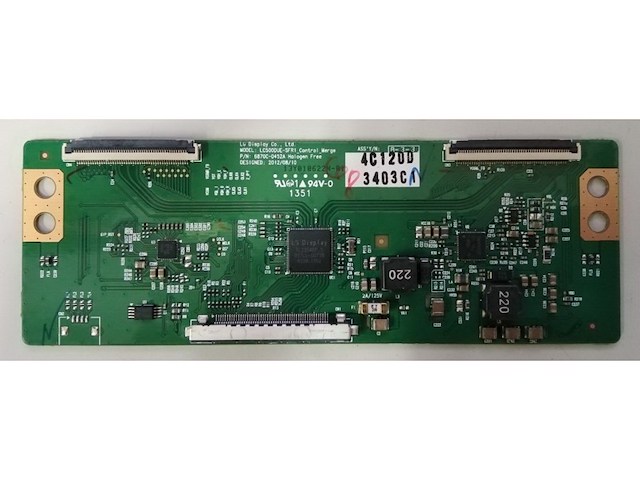 T-Con 6870C-0452A LC500DUE-SFR1 LG 43UJ6307