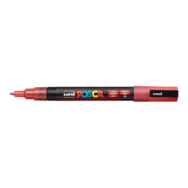 Uni POSCA Marker PC-3ML, glitter red