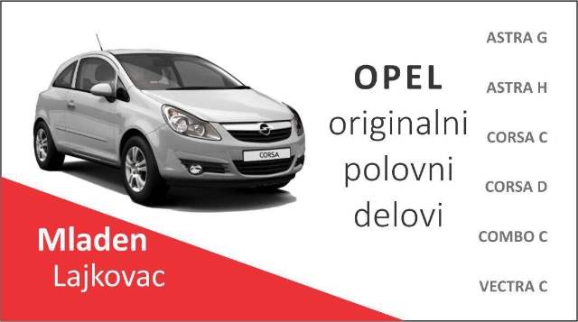 Opel Corsa D kompletan auto u delovima