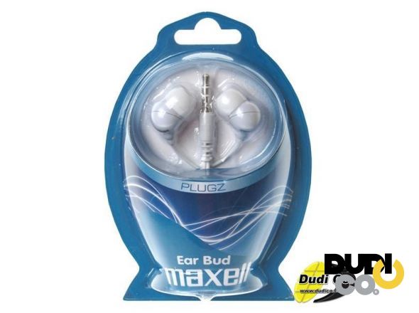 Maxell slušalice "plugz", white