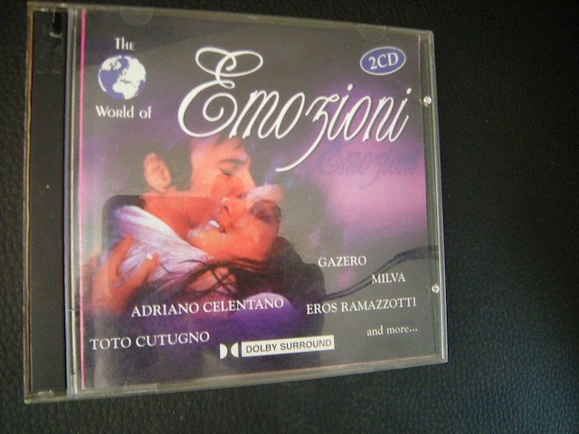 CD - VARIOUS - THE WORLD OF EMOZIONI - DUPLI ALBUM
