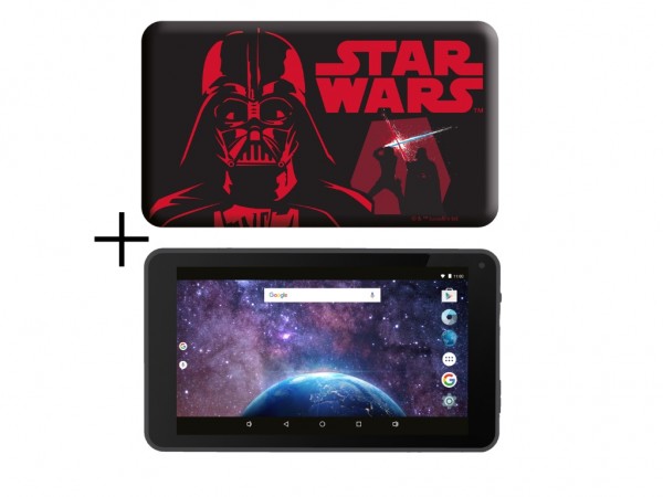 eSTAR Themed Tablet StarWars 7399 7'' ARM A7 QC 1.3GHz2GB16GB0.3MPWiFiAndroid 9 SWars Futrola' ( 'ES-TH3-SWARS-7399' )