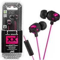 JVC XX In-Ear slušalice sa mikrofonom i daljinskim HA-FR201 pink