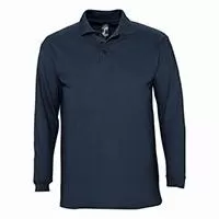 Sols Muška polo majica dug rukav Winter II Navy veličina L 11353